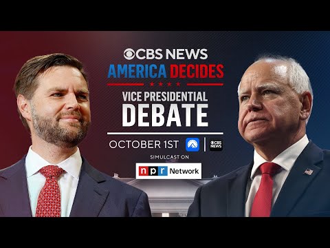 WATCH: Walz and Vance meet in VP debate | WBUR News