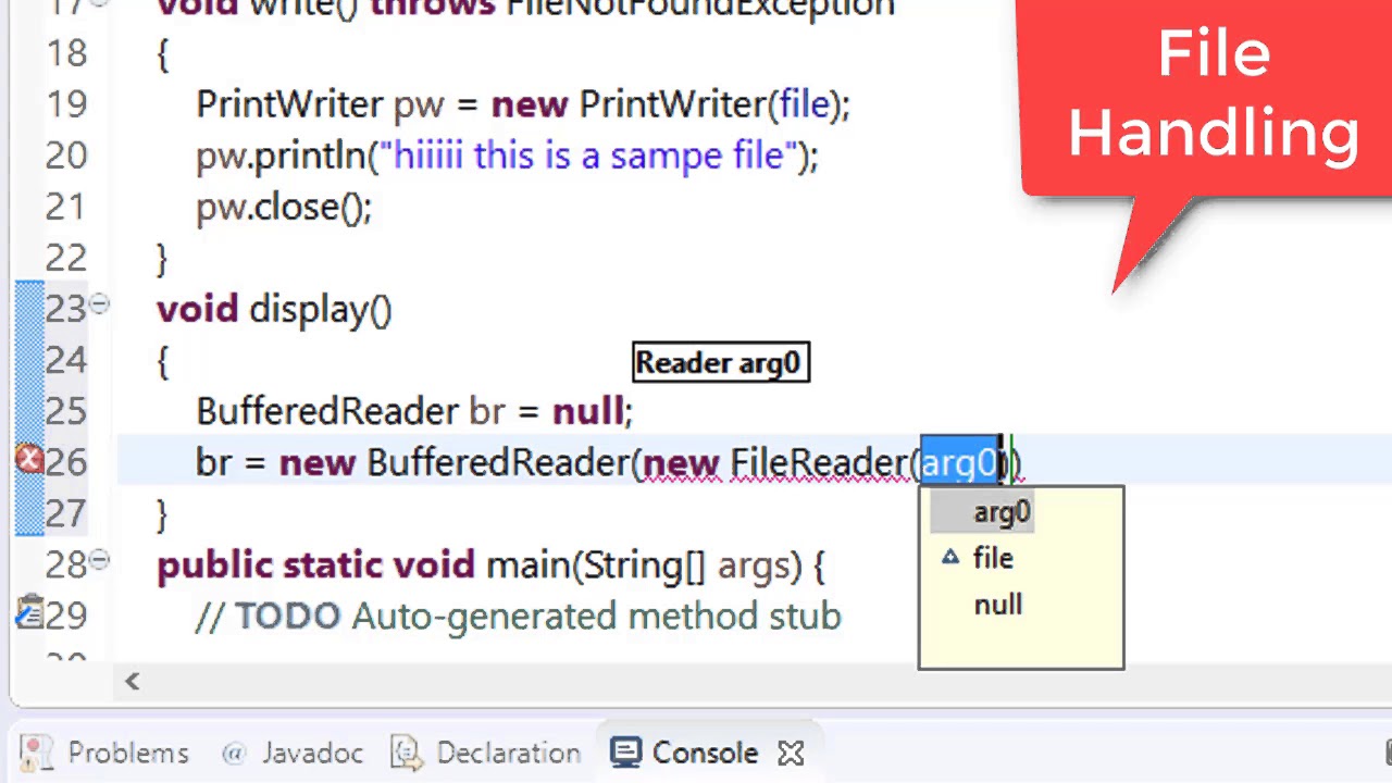 74. file handling in java