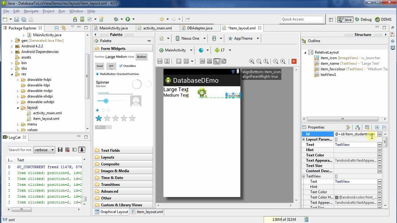 Populate ListView from DB: Android Programming