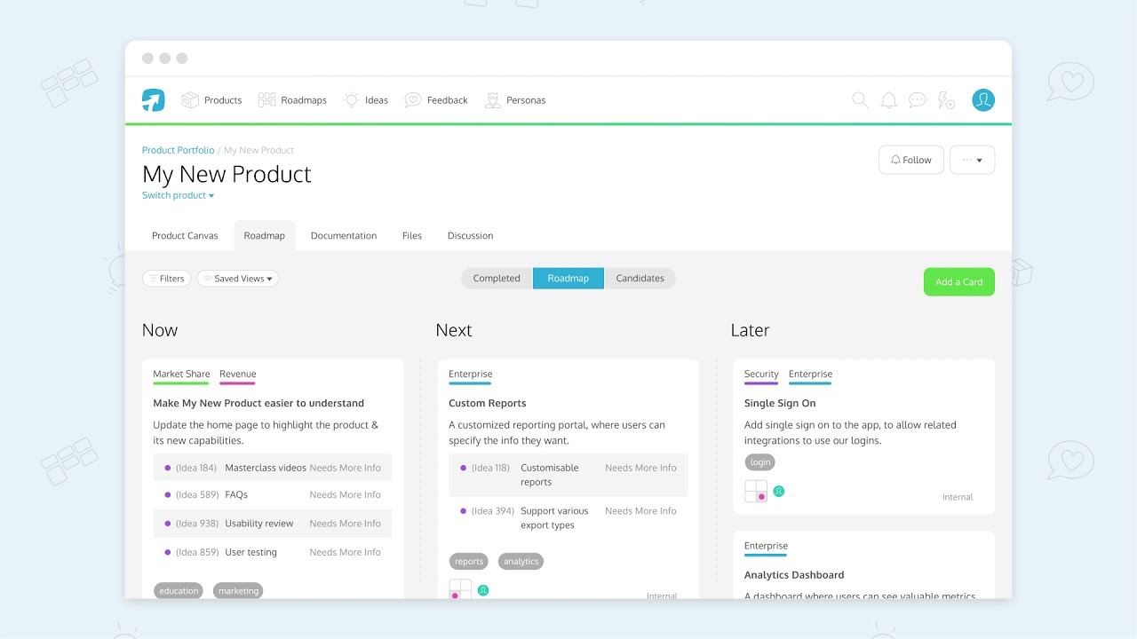 Working with Roadmaps