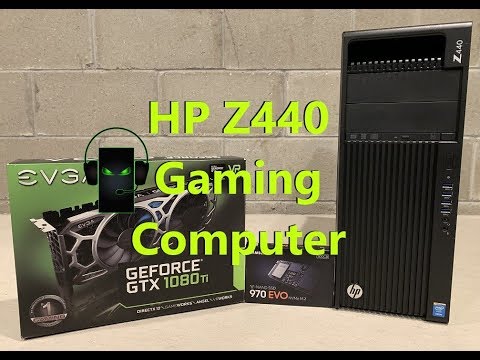 HP Z440 Gaming Computer (GTX 1080 Ti and NVME.2 Install)