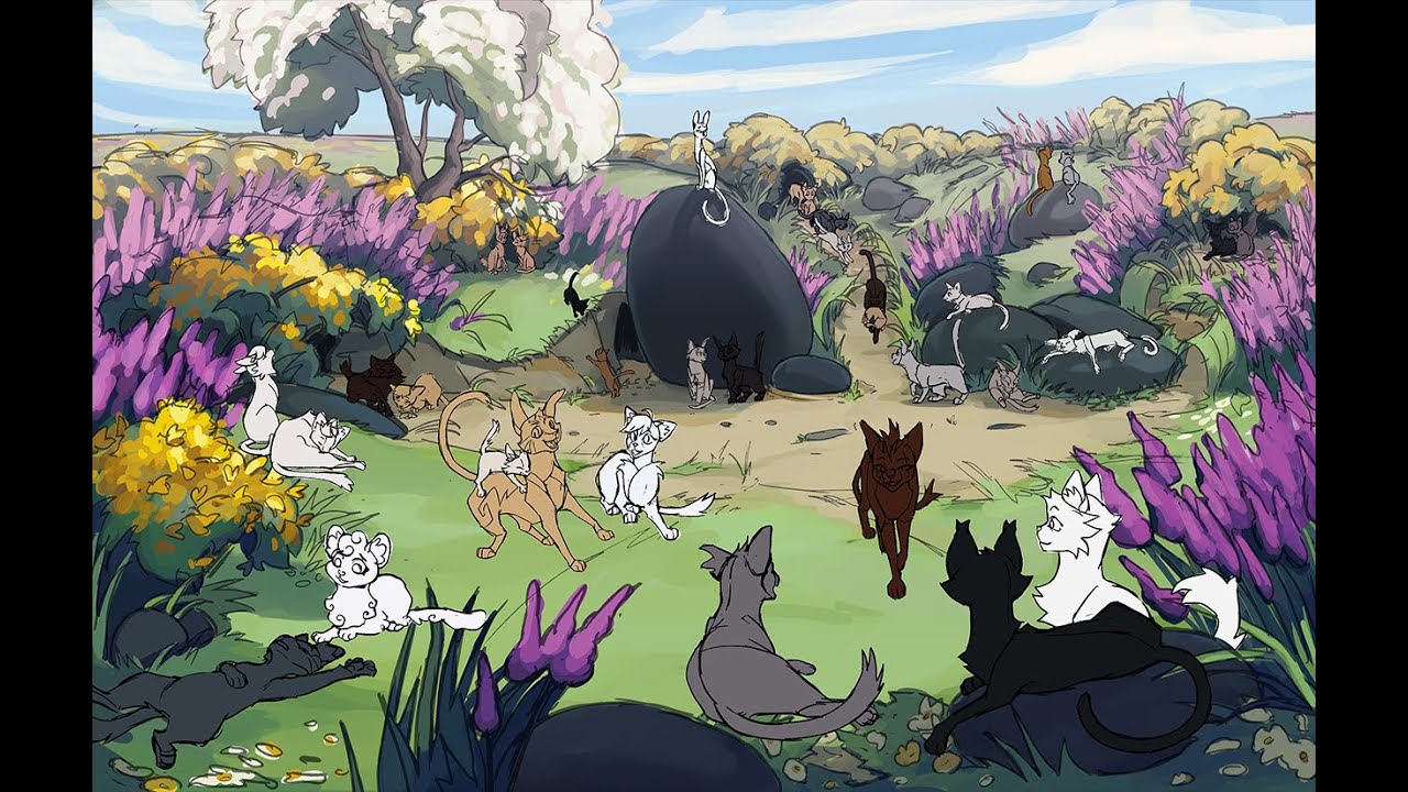 Drawing WindClan's forest camp