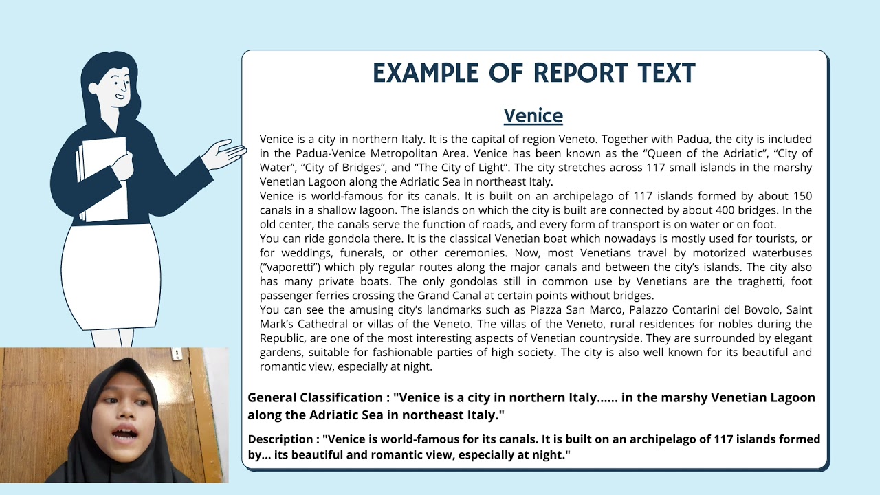 THE DIFFERENCES BETWEEN REPORT TEXT AND DESCRIPTIVE TEXT