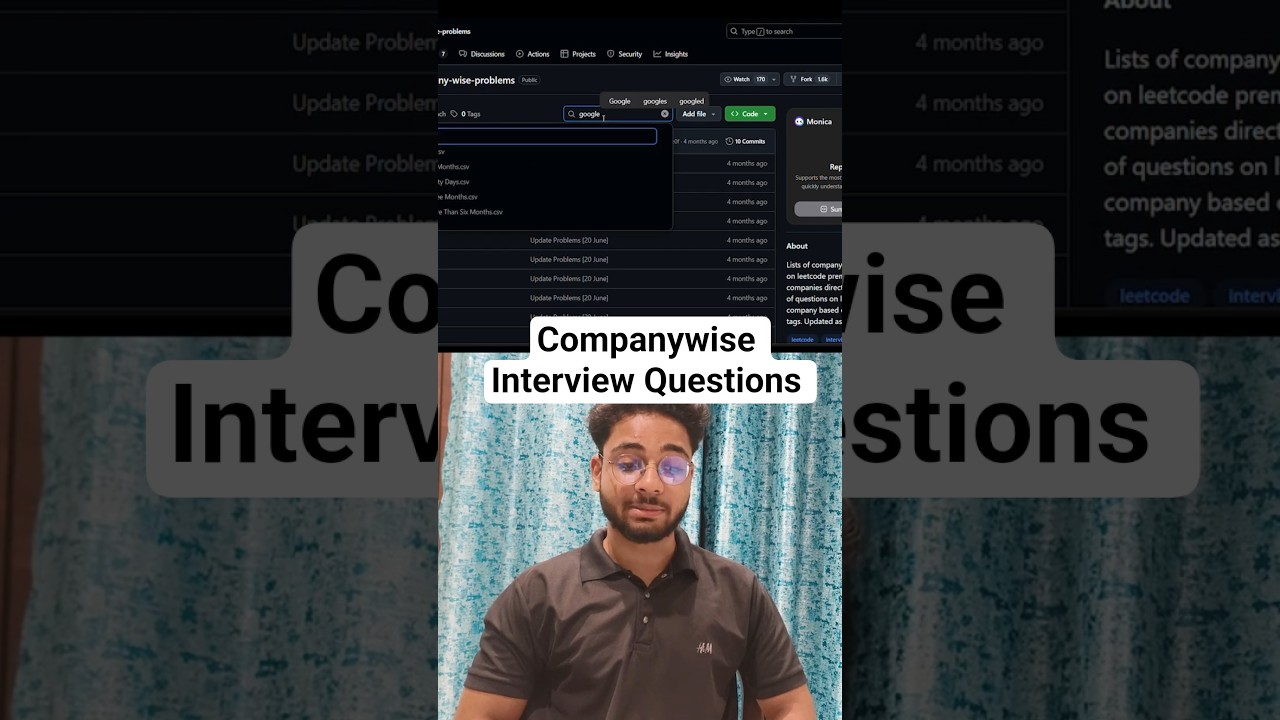 Crack Your Dream Job: Secret GitHub Repo for Company-Wise Interview Questions & LeetCode Links!