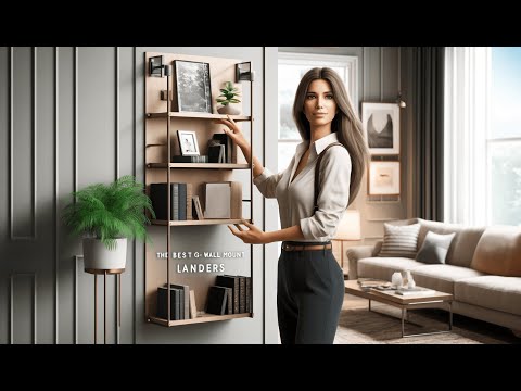 📚 ELYKEN Ladder Shelf, 5-Tier Wood Wall Mounted Bookshelf | Best Wall Mount Ladder Bookshelf 📚