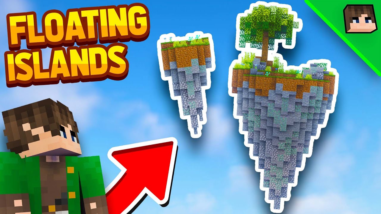 How To Build A FLOATING ISLAND For Bedwars And Skywars Maps In Minecraft!