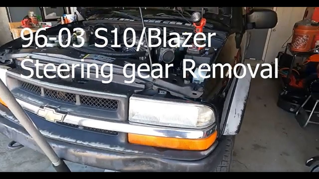 96-03 chevy S10/Blazer steering box removal GMC Jimmy/Sonoma
