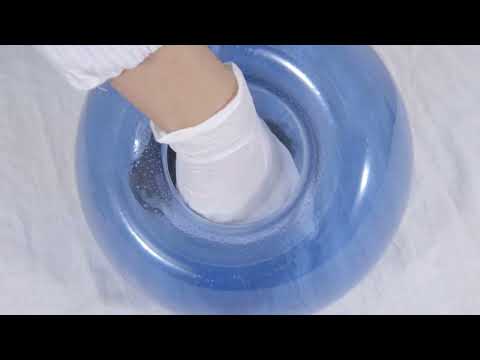 DS-DY88/Installation video for the single-head blue bubble glass dining room chandelier.