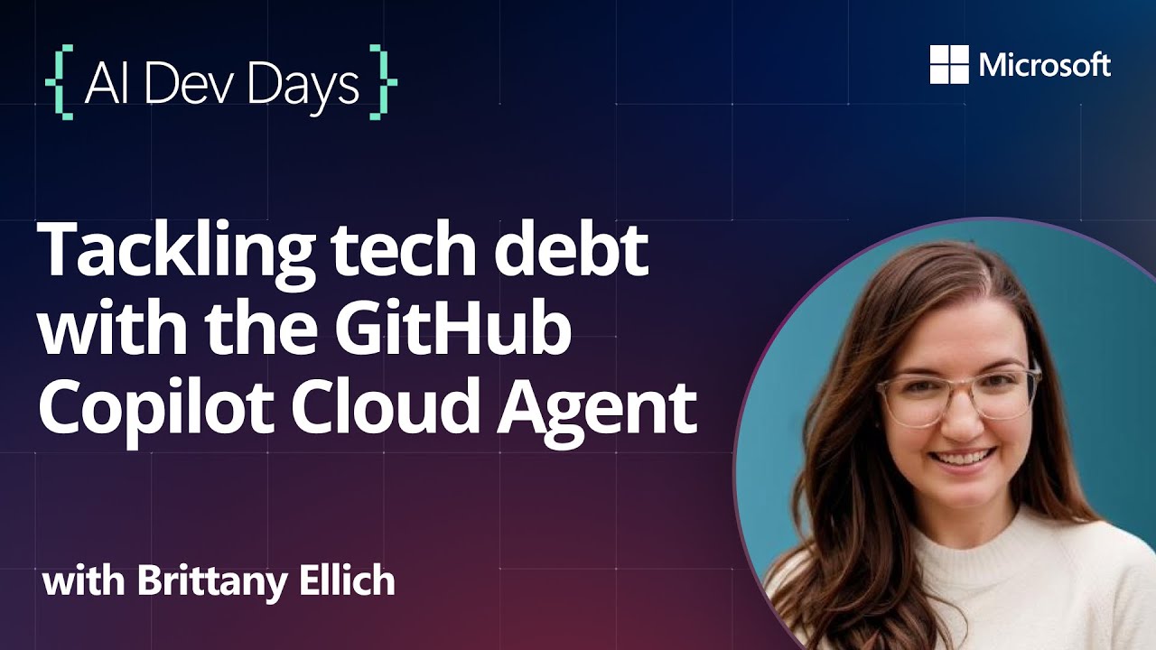 Tackling tech debt with the GitHub Copilot Cloud Agent
