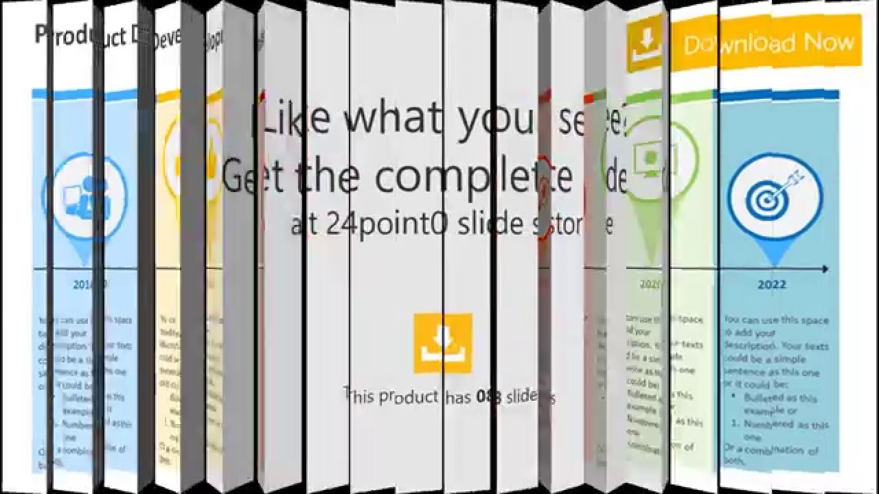 Product Development Timeline Editable PowerPoint Templates