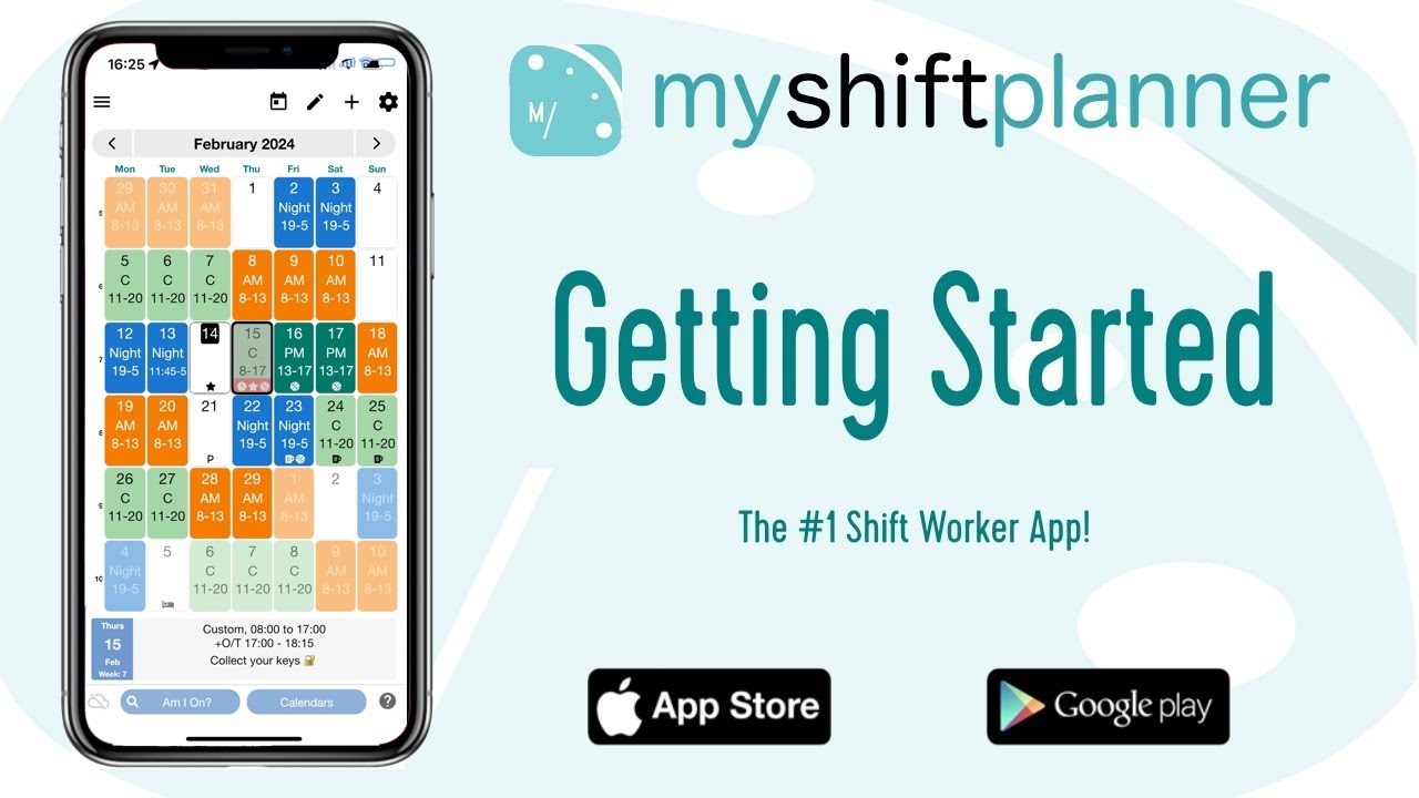 MyShiftPlanner - Getting Started