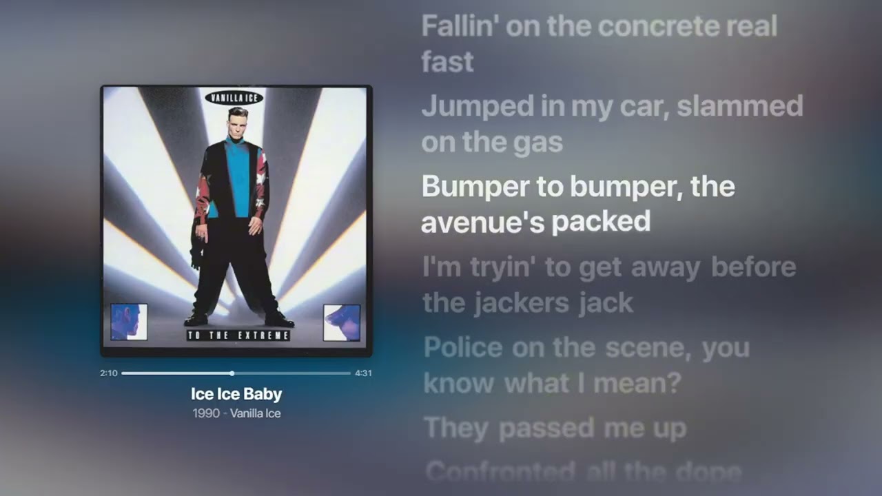 Ice Ice Baby - Vanila Ice (Lyrics) II Lyrify