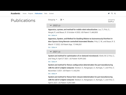 BibBase: Embed your Google Scholar publications in your web site in 1 minute