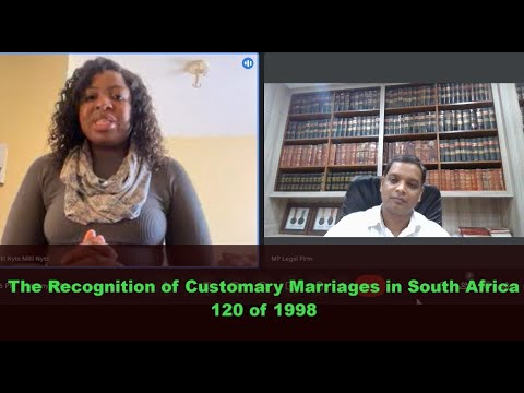 A Discussion On The Recognition of Customary Marriages in South Africa
