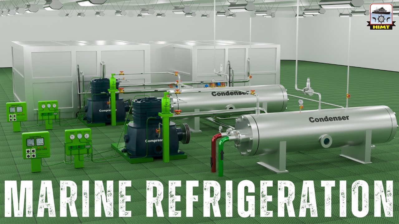 Ship’s Refrigeration System | 3D Animation | Working & Components Explained
