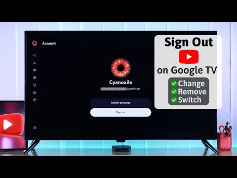 How to Sign Out YouTube on Google TV! [Change/Remove/Switch Account]