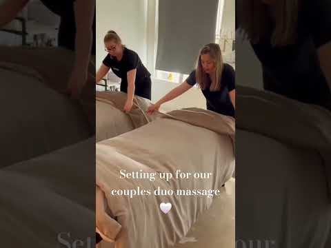 Setting up for our lovely couples massage ๐ค #pamperme #pampersession #getpampered #couple #nimue
