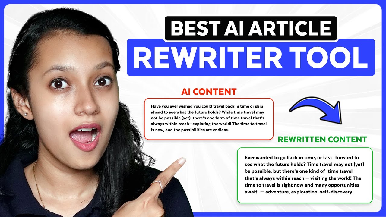 How to Rewrite AI Content & Bypass AI Detection | Article Rewriter Tool