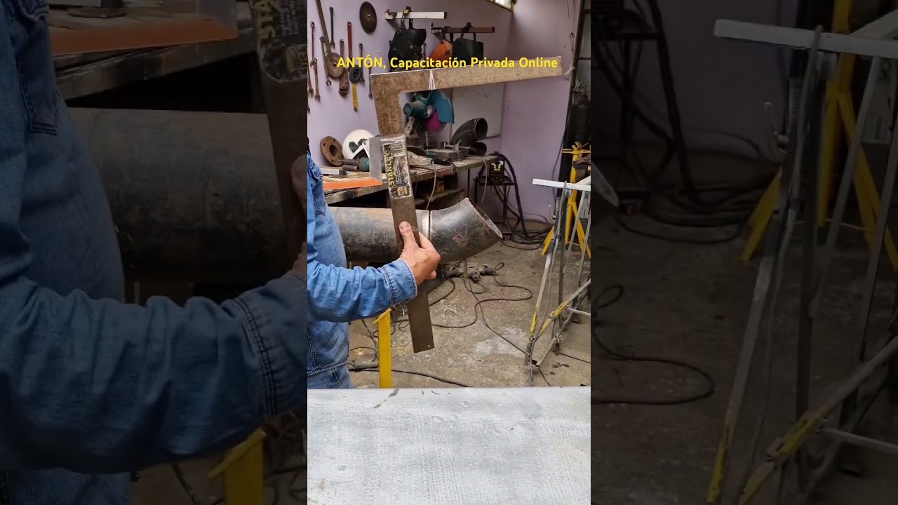 45° elbow #welding #piping #industrialwelding #tools #spool