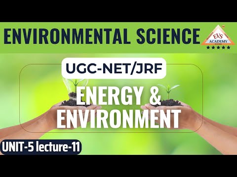 Energy and Environment - 4 Video Lecture - Crash Course for UGC NET ...