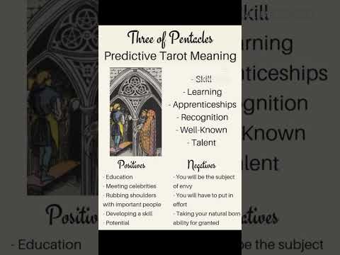 Three of pentacles easy tarot meaning
