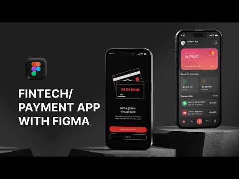 Figma Mobile App Design Tutorial | Fintech UI/UX Design for Beginners & Intermediates