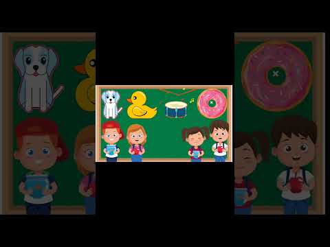 let's learn words with letter D #newwords #words #dog #newchannel #shorts #duck
