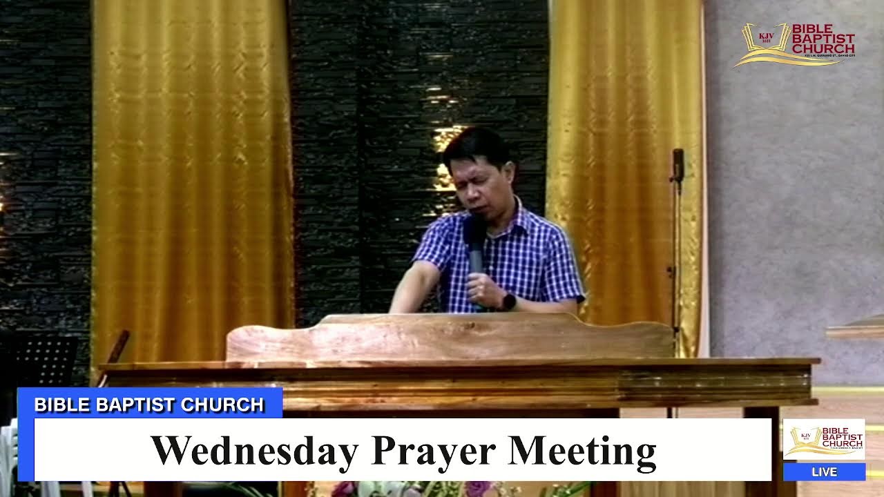 May 13, 2026 (Wednesday Prayer Meeting)