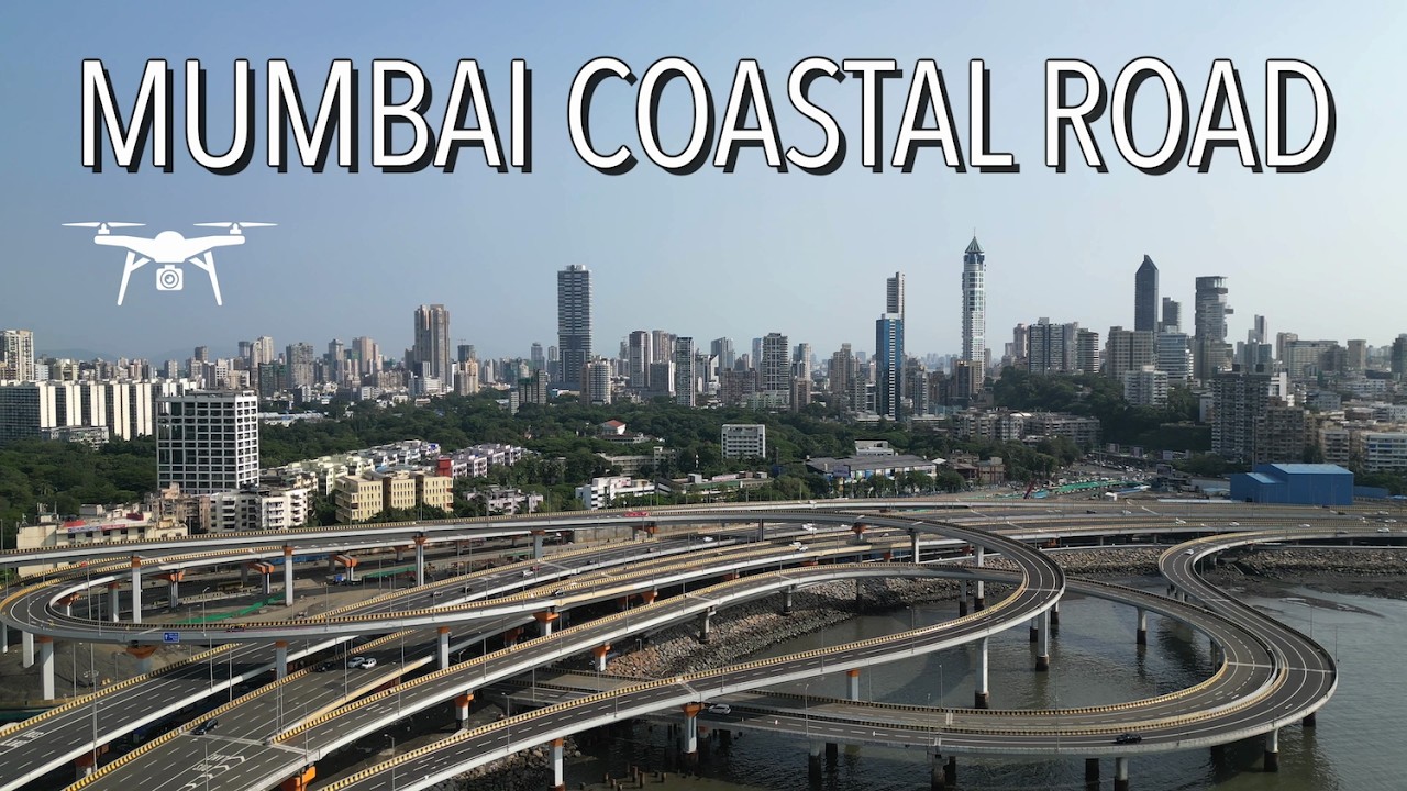 Mumbai Coastal Rd Drone (All Interchanges)