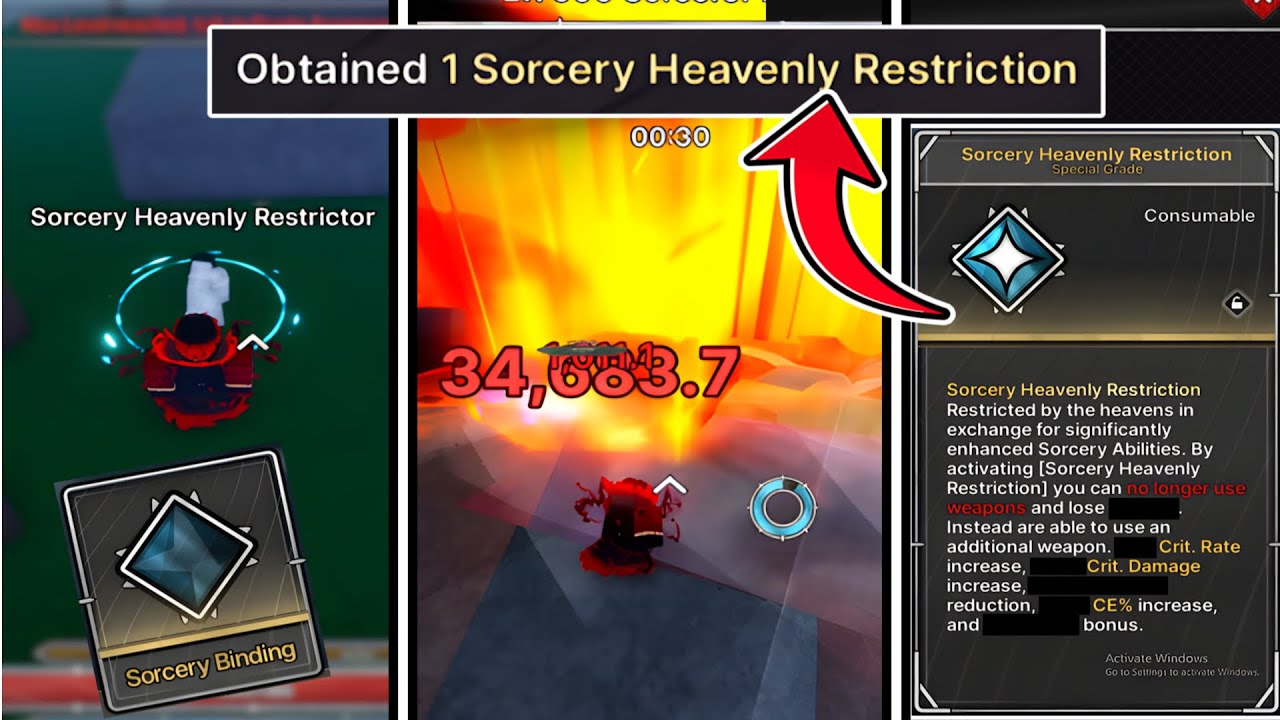 Jujutsu Zero Update 1 How To UNLOCK Heavenly Restriction (Full Guide) + INSANELY GOOD!