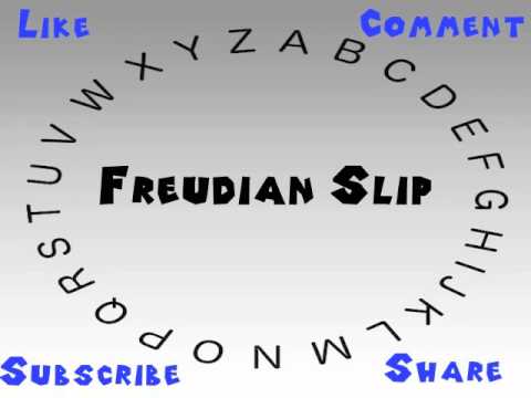 How to Say or Pronounce Freudian Slip