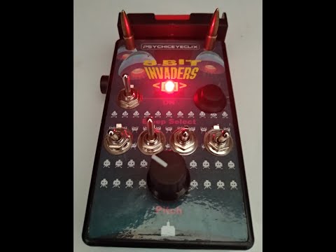 Psychiceyeclix 8-Bit Invaders, Lazer synth 2022 Black | Reverb