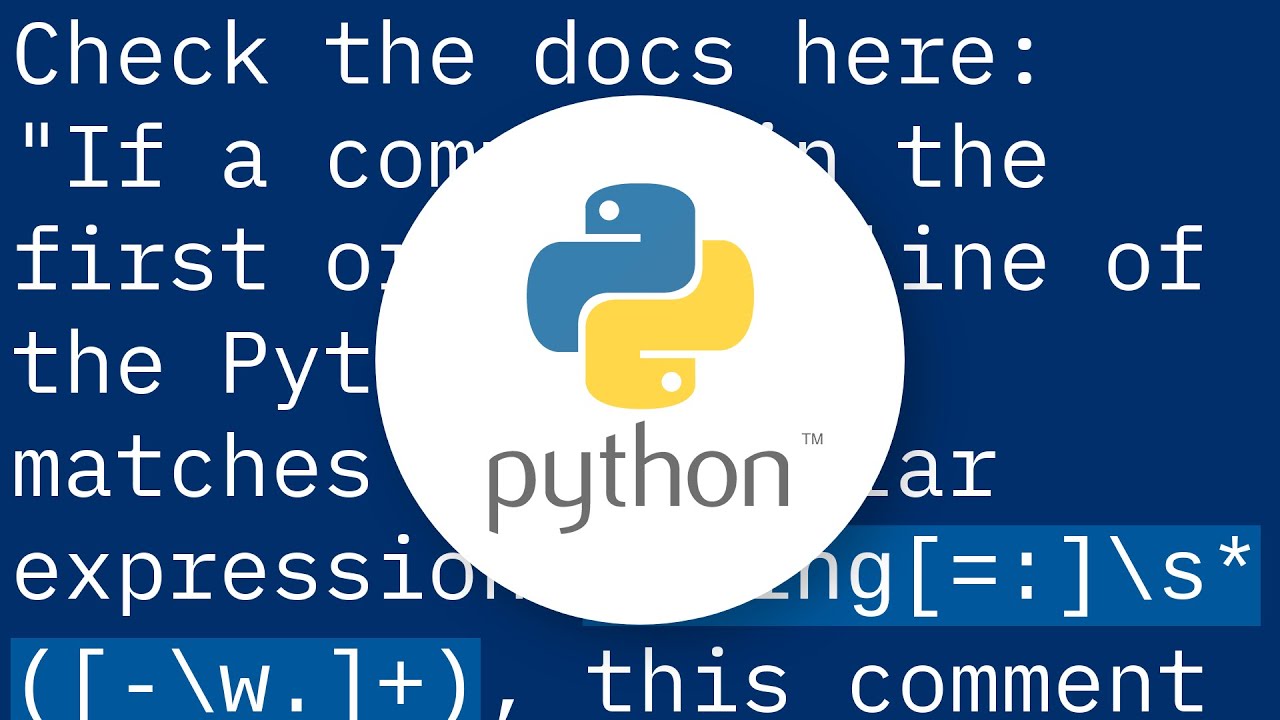 Correct way to define Python source code encoding