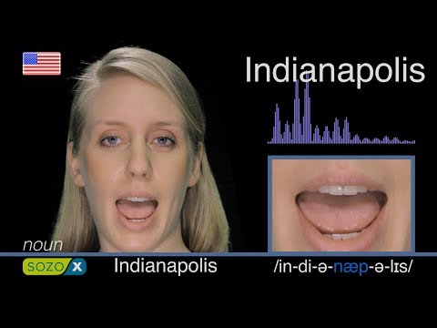 How To Pronounce INDIANAPOLIS like an American - English Pronunciation