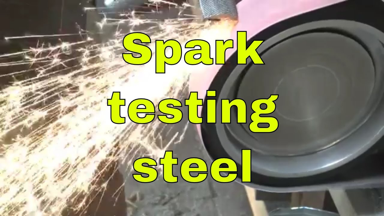 Spark testing steel - basic blacksmithing