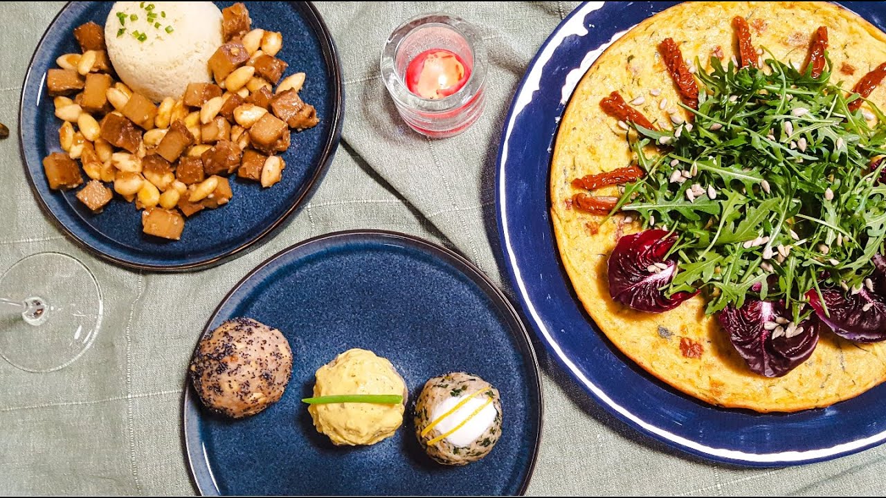 3 GOURMET recipes (for all levels: easy, medium, difficult)