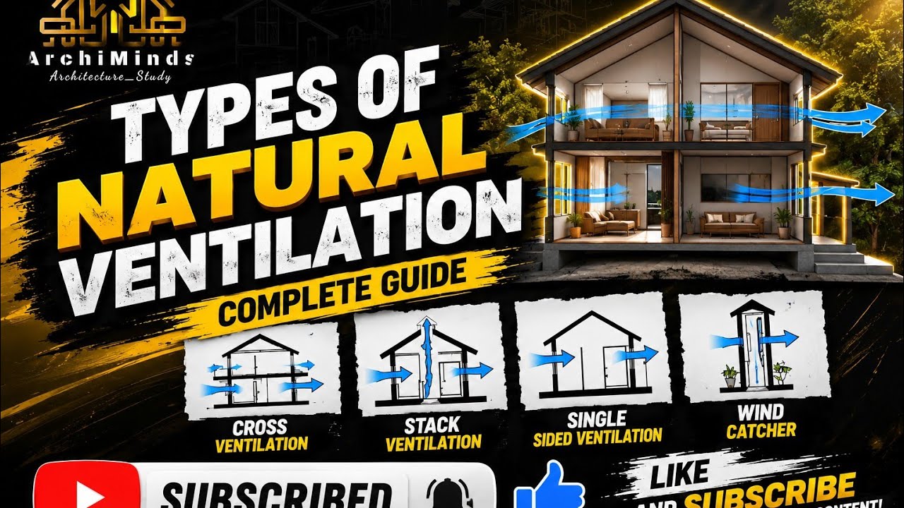 types of natural ventilation
