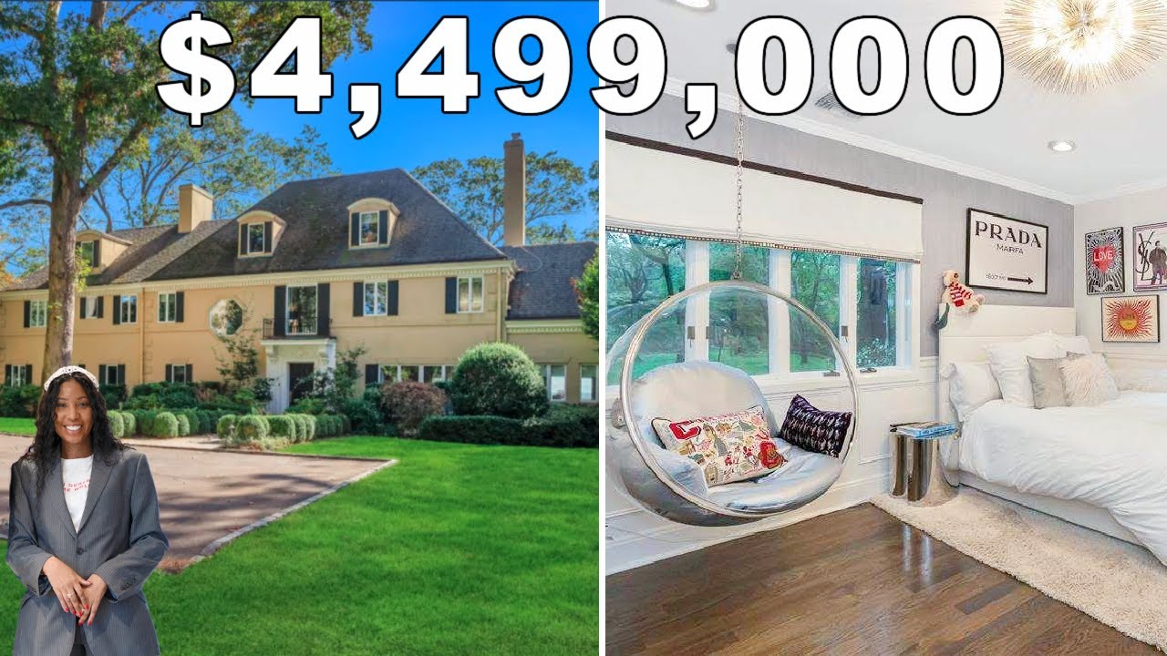 Inside a $4,499,000 NY House Tour!  5,000+sqft, Pool, Views, Game Room & More!