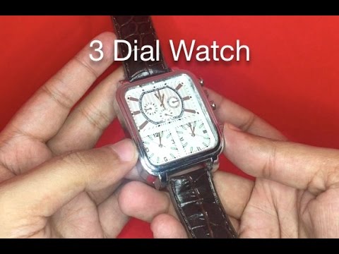 3 Dial Watch