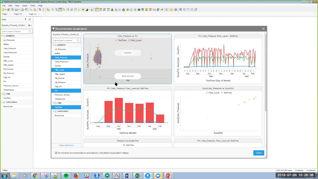 Explore Manufacturing Data with Spotfire