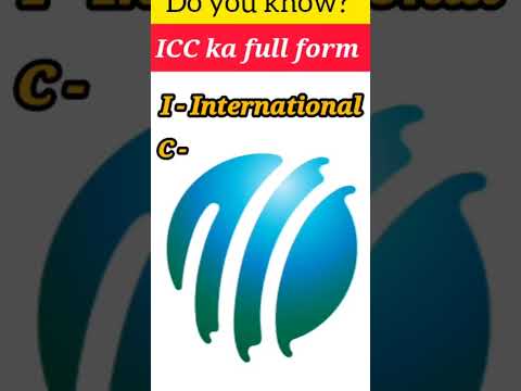 ICC full form #icc #fullform #iccworldcup #trending #viral #fullform #ytshorts