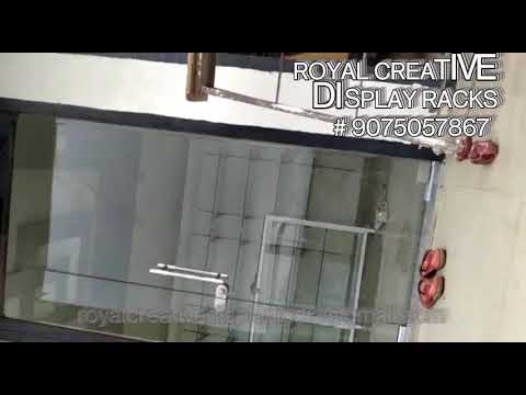 Glass Display Rack - Glass Wall Rack Latest Price, Manufacturers ...