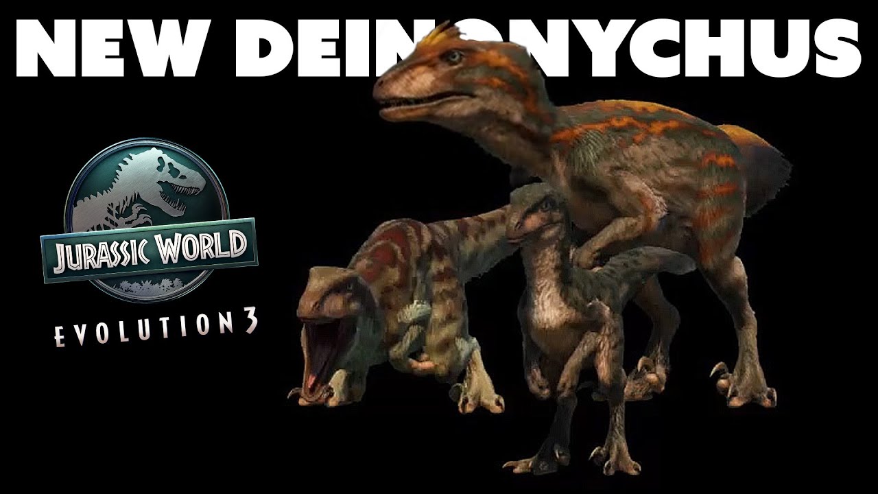 🔲 NEW FEATHERED DEINONYCHUS Officially Revealed! | Jurassic World Evolution 3