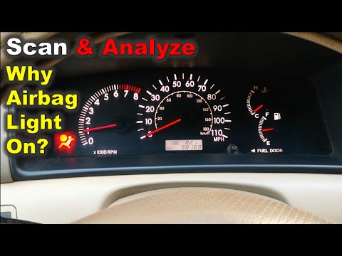 Scan and Analyze: Toyota Airbag Light Troubleshoot / Why the Airbag Light is ON: Scanning SRS module