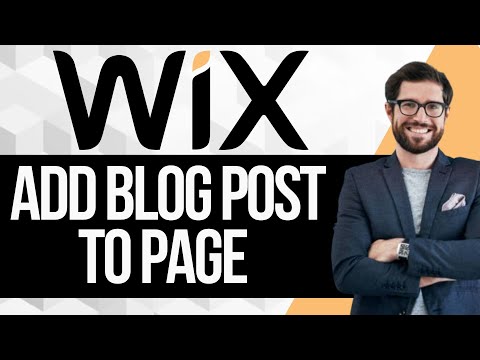 How to Add Blog Posts to Page in Wix