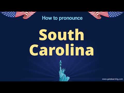 How to pronounce (South Carolina) in English correctly