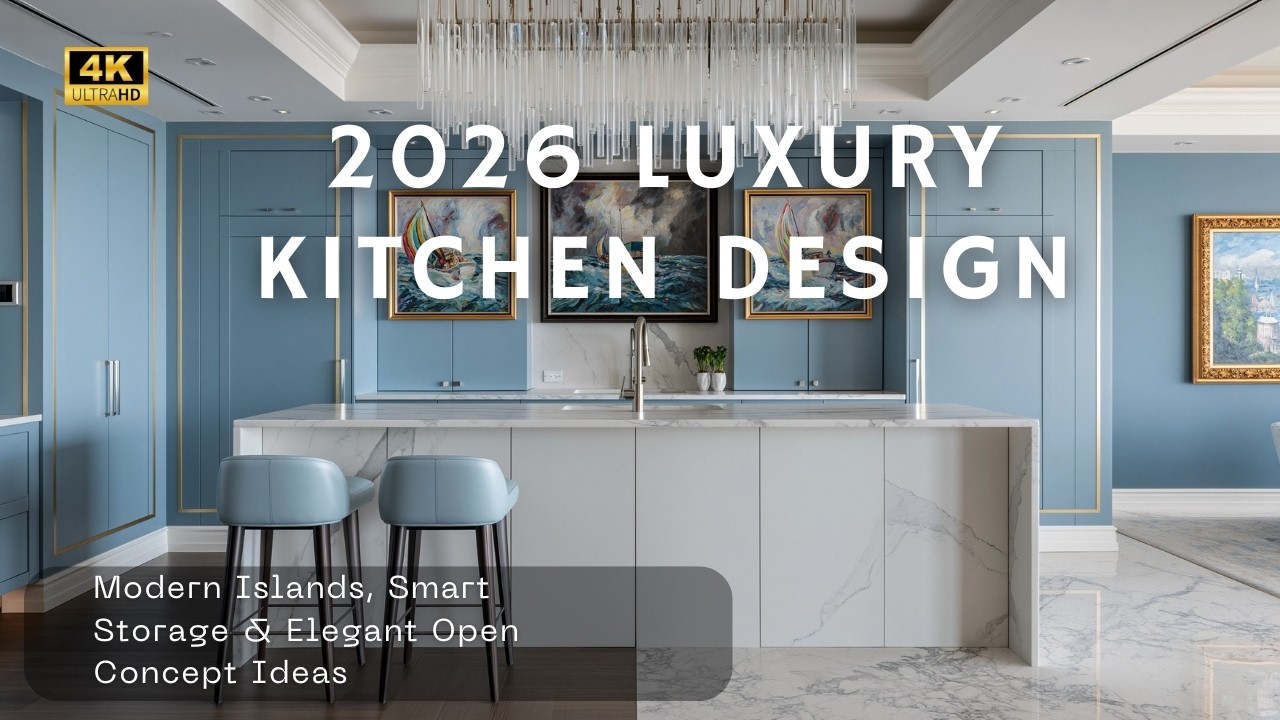 Modern Islands, Smart Storage & Elegant Open Concept Ideas | Luxury Kitchen Design 2026