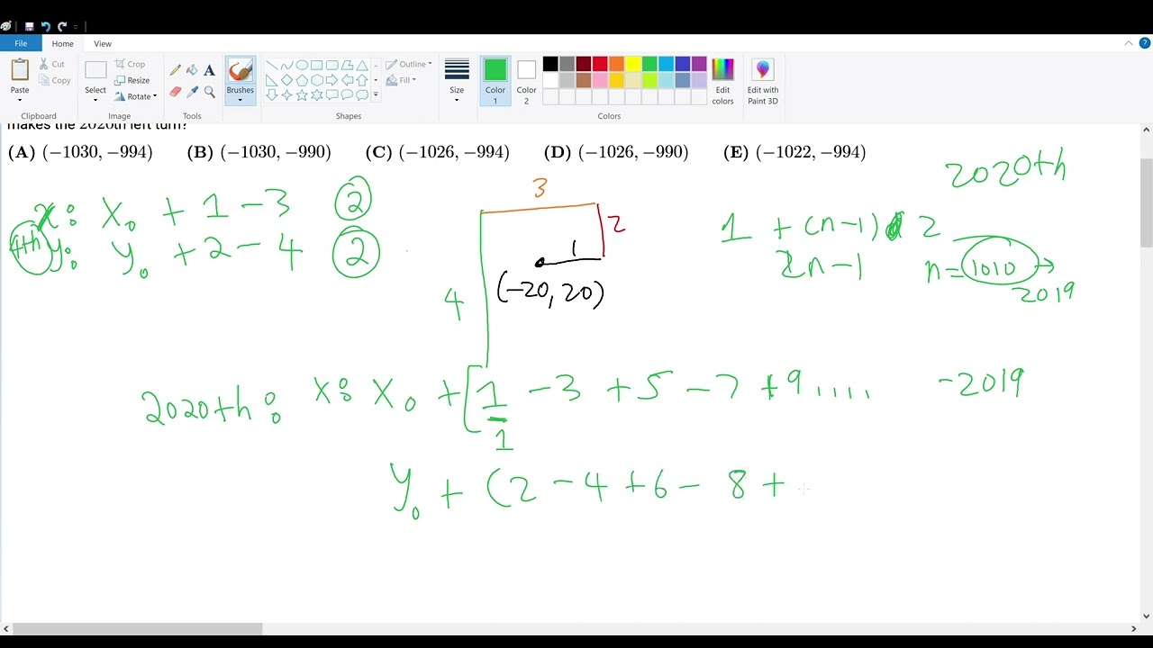 AMC 10B 2020 Problem 13