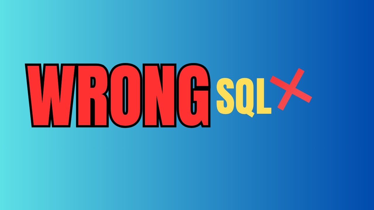 Stop Using WRONG SQL Data Types ❌ (Beginner Mistakes Explained)