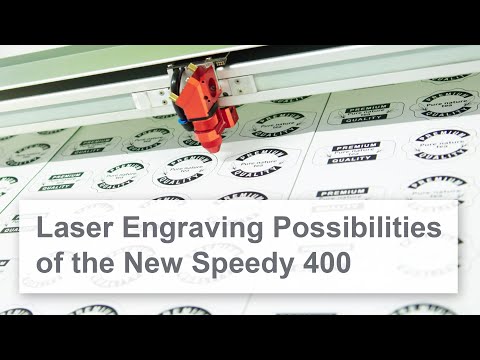 Laser engraving and laser cutting applications for the new Speedy 400